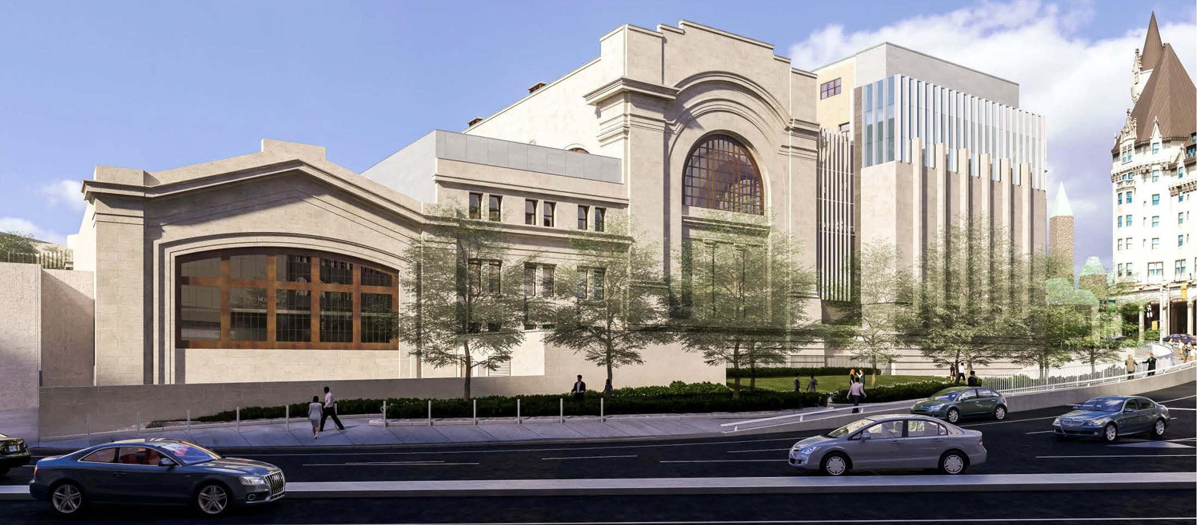 The Government Conference Centre’s new facade fuses classic and ...