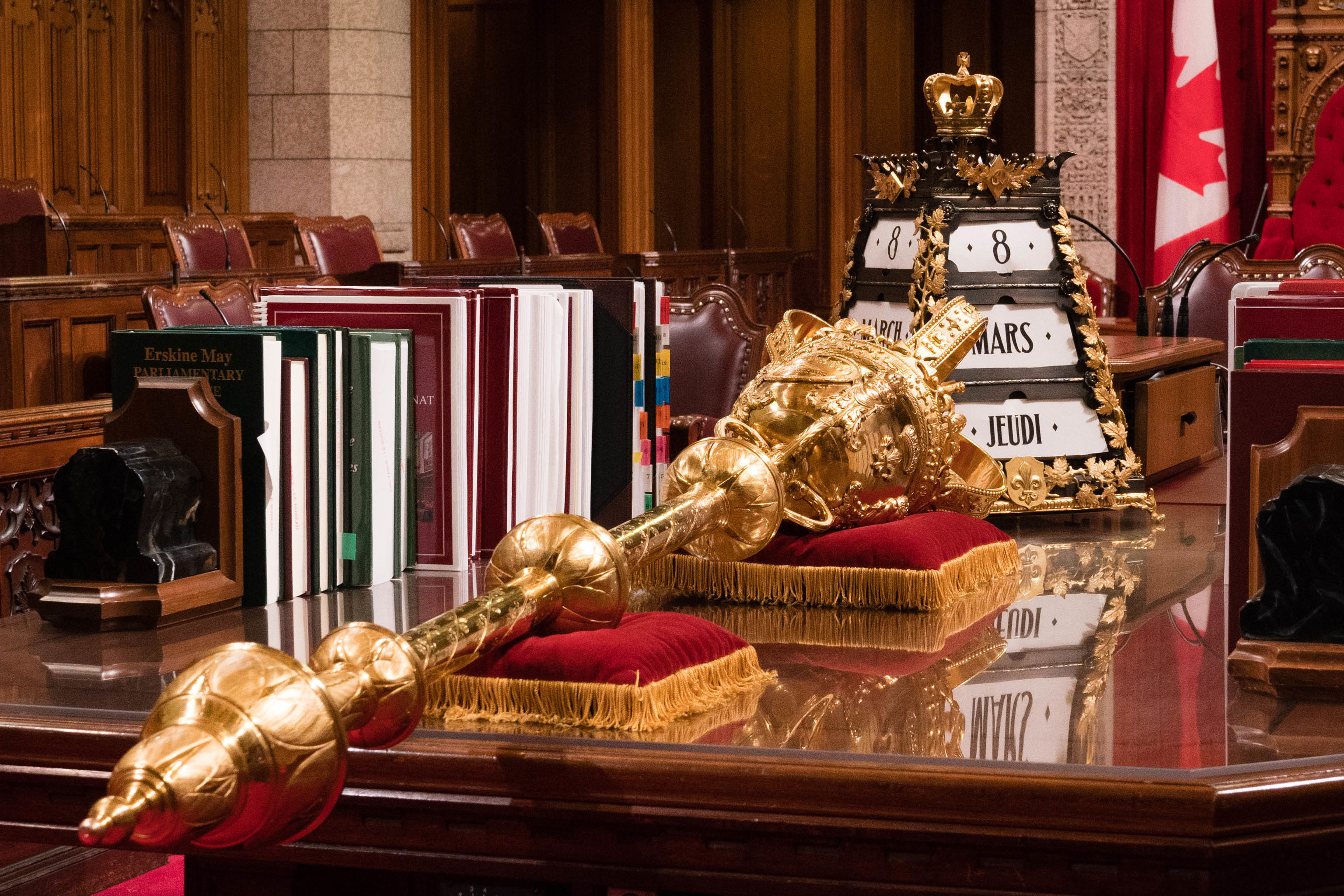 The Senate Mace: From historical weapon to symbol of monarchy