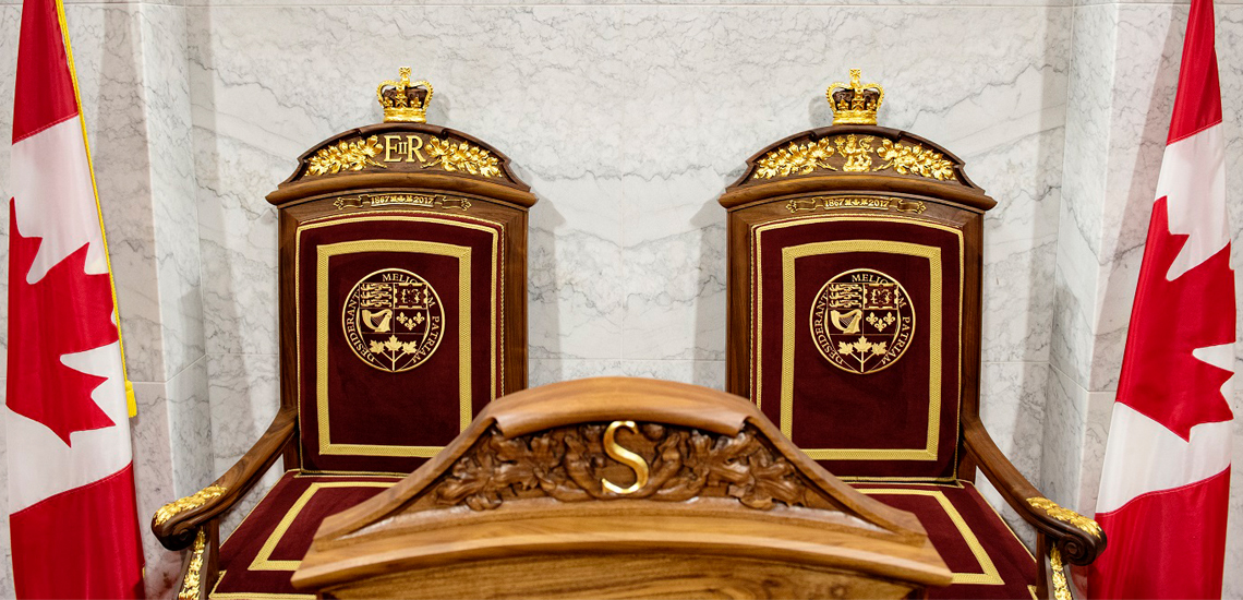 Parliament returns for historic throne speech in Senate Chamber